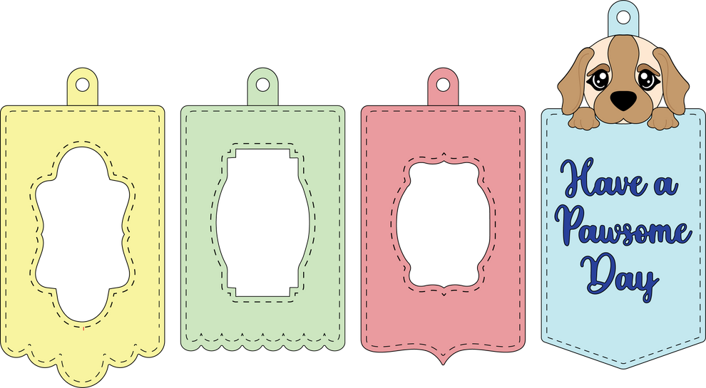 Ruff Days Tag Die Set – Pixi Dust Designs