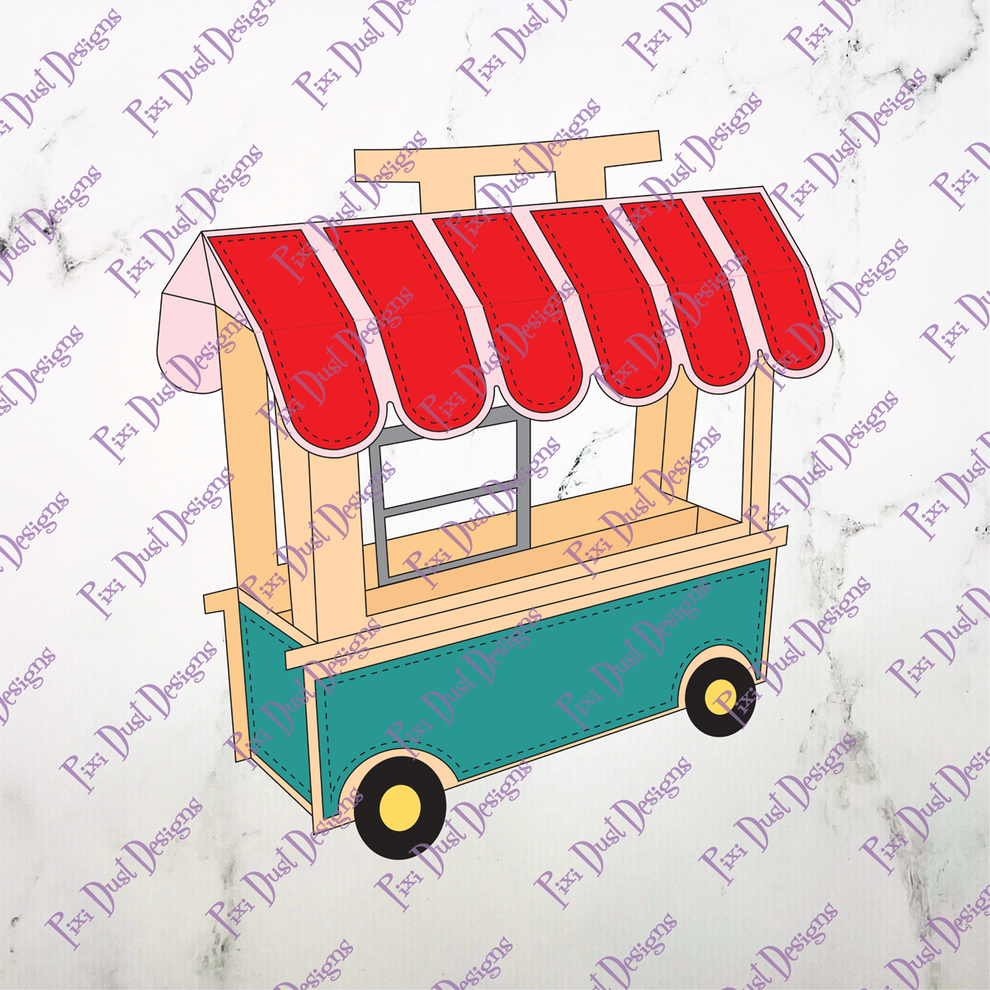 Food Cart Die Set – Pixi Dust Designs