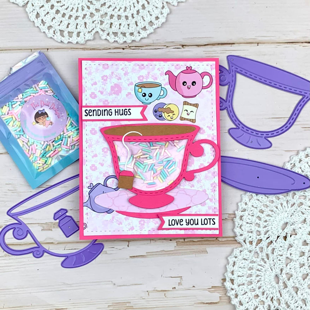 Tea Cup Shaker Die – pixi dust designs