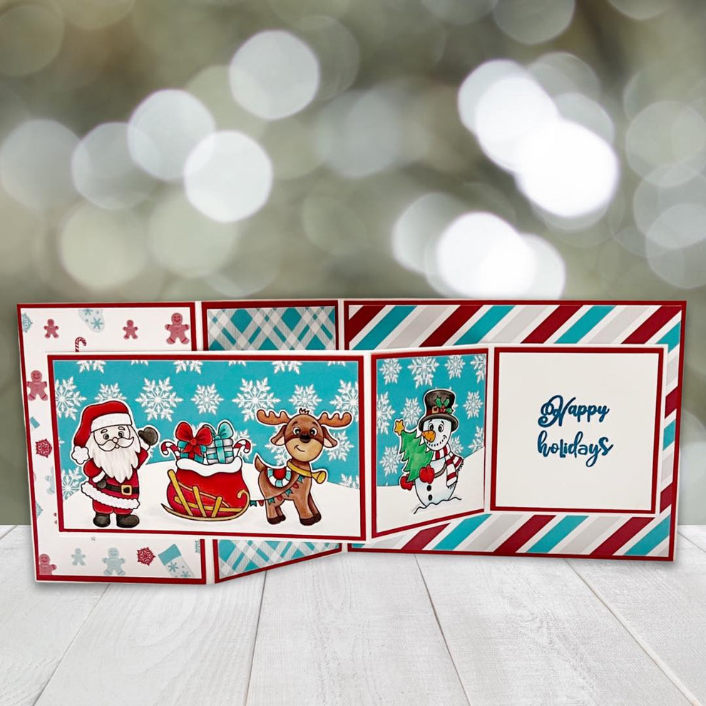 Happy Holidays Stamp – Pixi Dust Designs