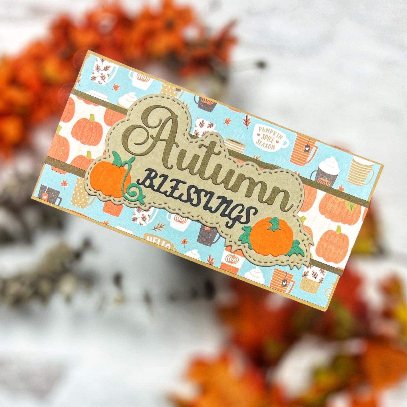 Autumn Is Here & Autumn Blessings Sentiment die set – Pixi Dust Designs