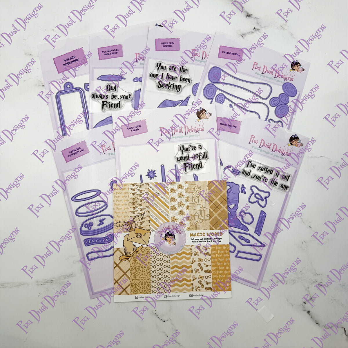 Wizard Pun's Plus Die Bundle – Pixi Dust Designs