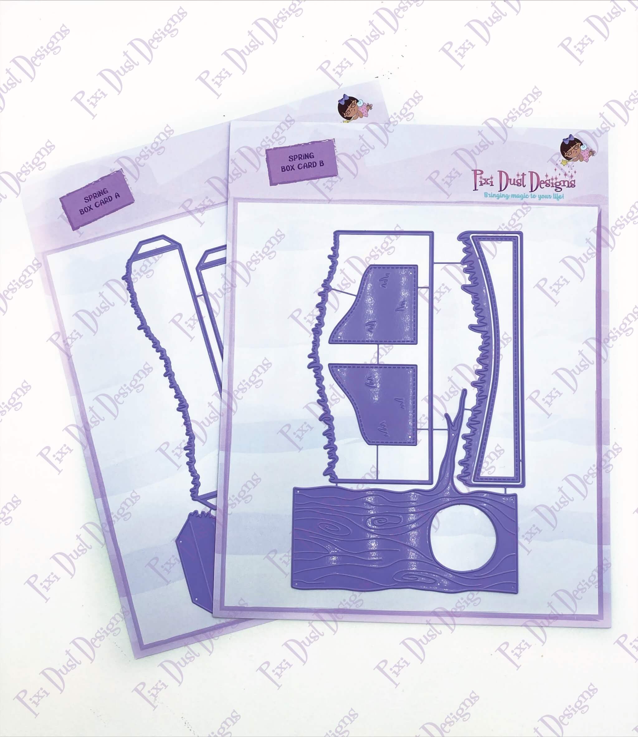 Spring Box Card die set – Pixi Dust Designs