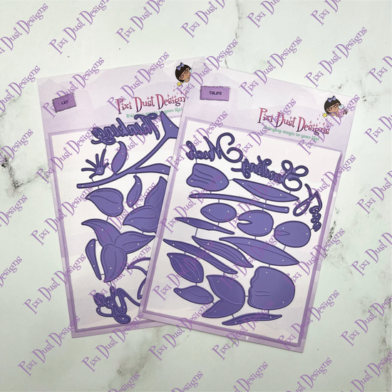 Tulips and Lily Die set Bundle – pixi dust designs
