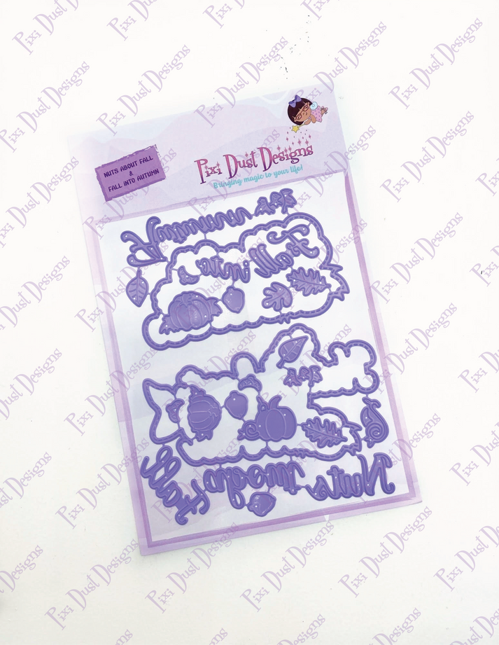 Nuts About Fall & Fall Into Autumn die sets – Pixi Dust Designs