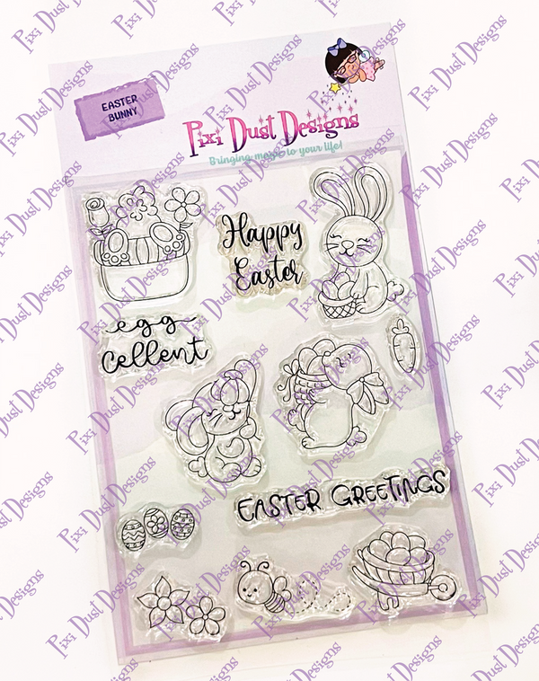 Easter Bunny Stamp set – Pixi Dust Designs