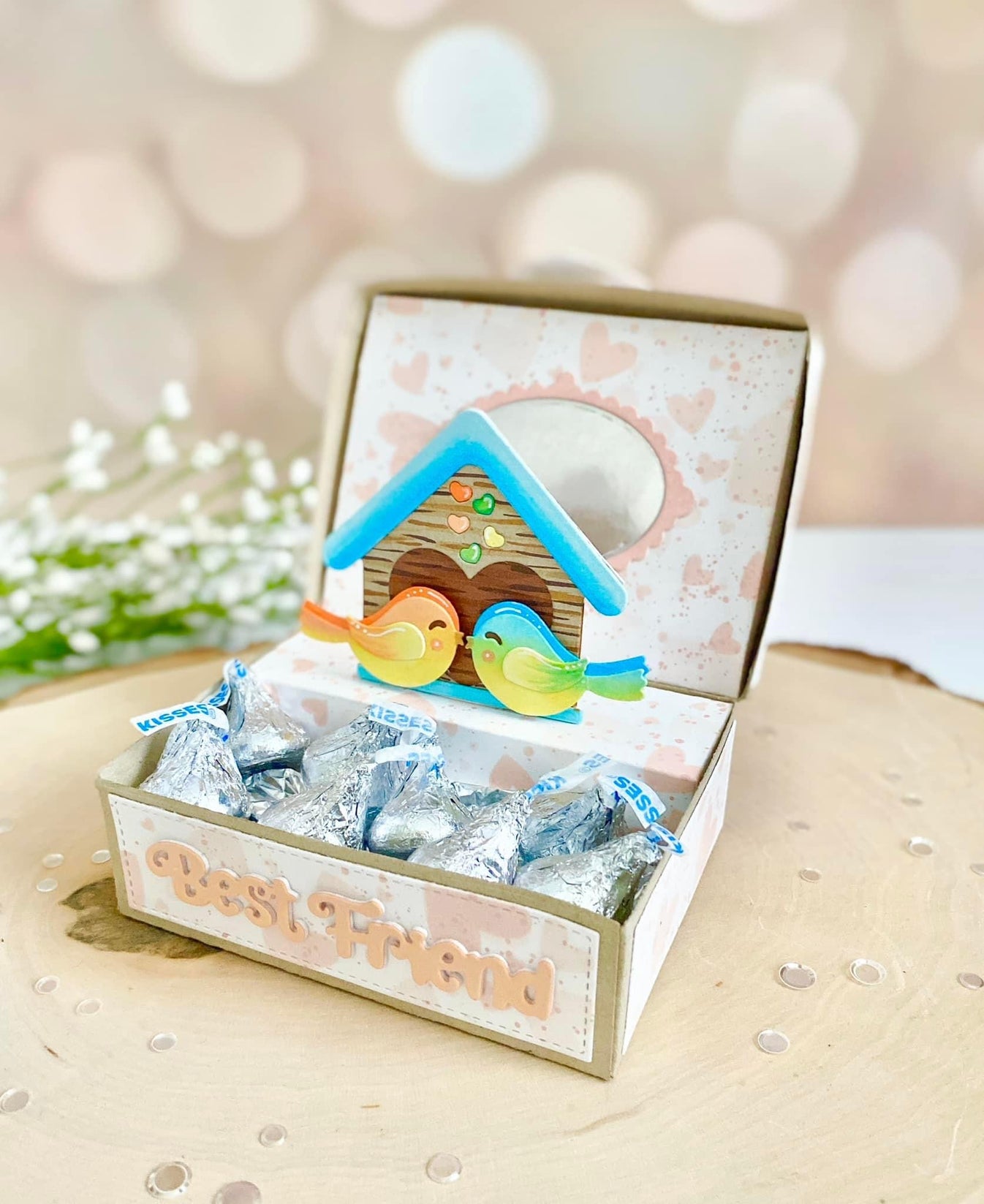 Love Birds Music Box Add-on Die – Pixi Dust Designs